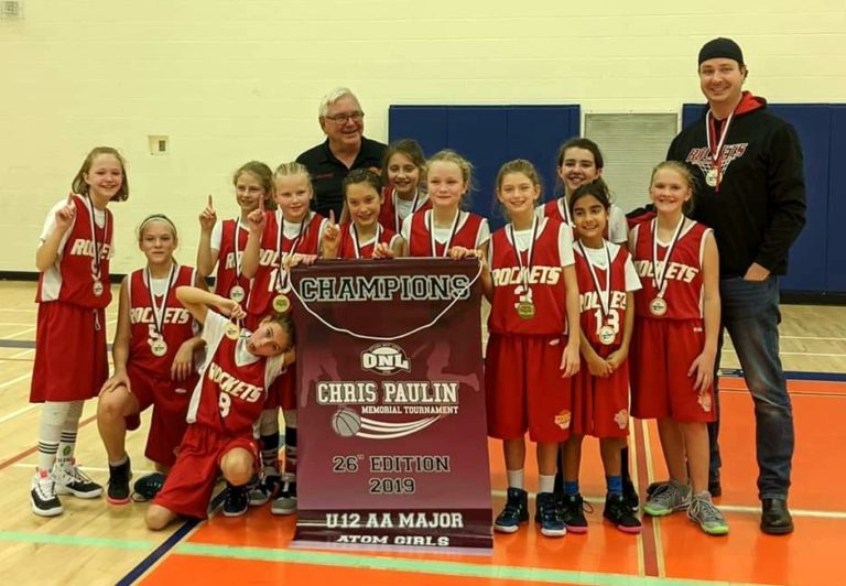 U12 ROCKETS GIRLS TAKE GOLD! - Prescott Russell Basketball Club